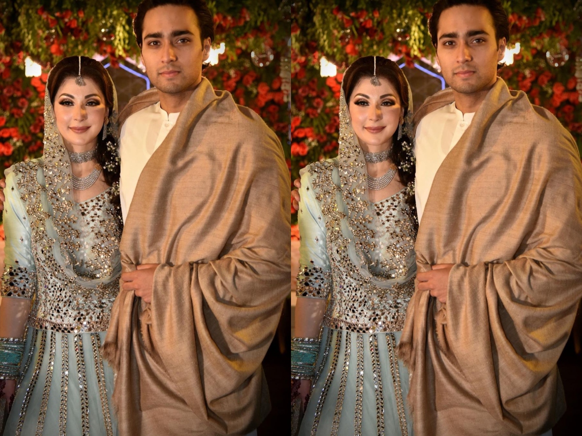 Pakistani Politician Maryam Nawaz Daughter In Law Ayesha Saif Lehenga