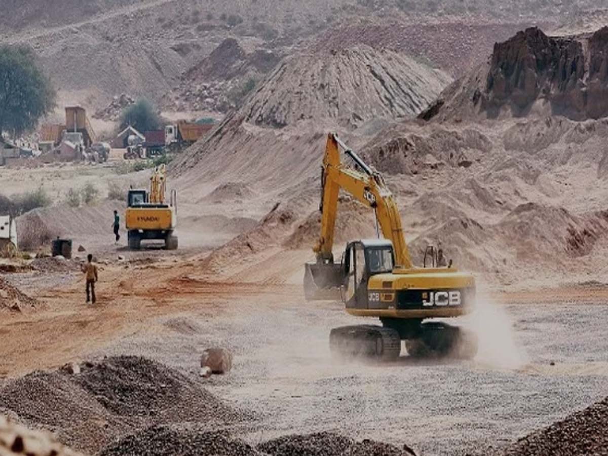 Rajasthan News Illegal mining in Dam Baretha Forest Sanctuary area ...