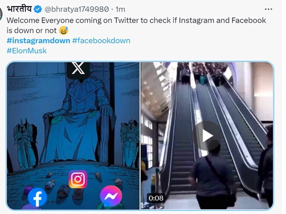 facebook instagram meta dowm memes on mark zuckerberg viral on twitter ...