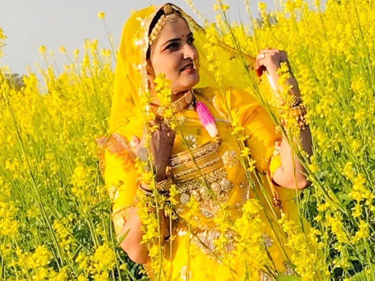 Anamika bhishnoi looks stunning in Rajasthani Ghaghra Lugdi See her ...