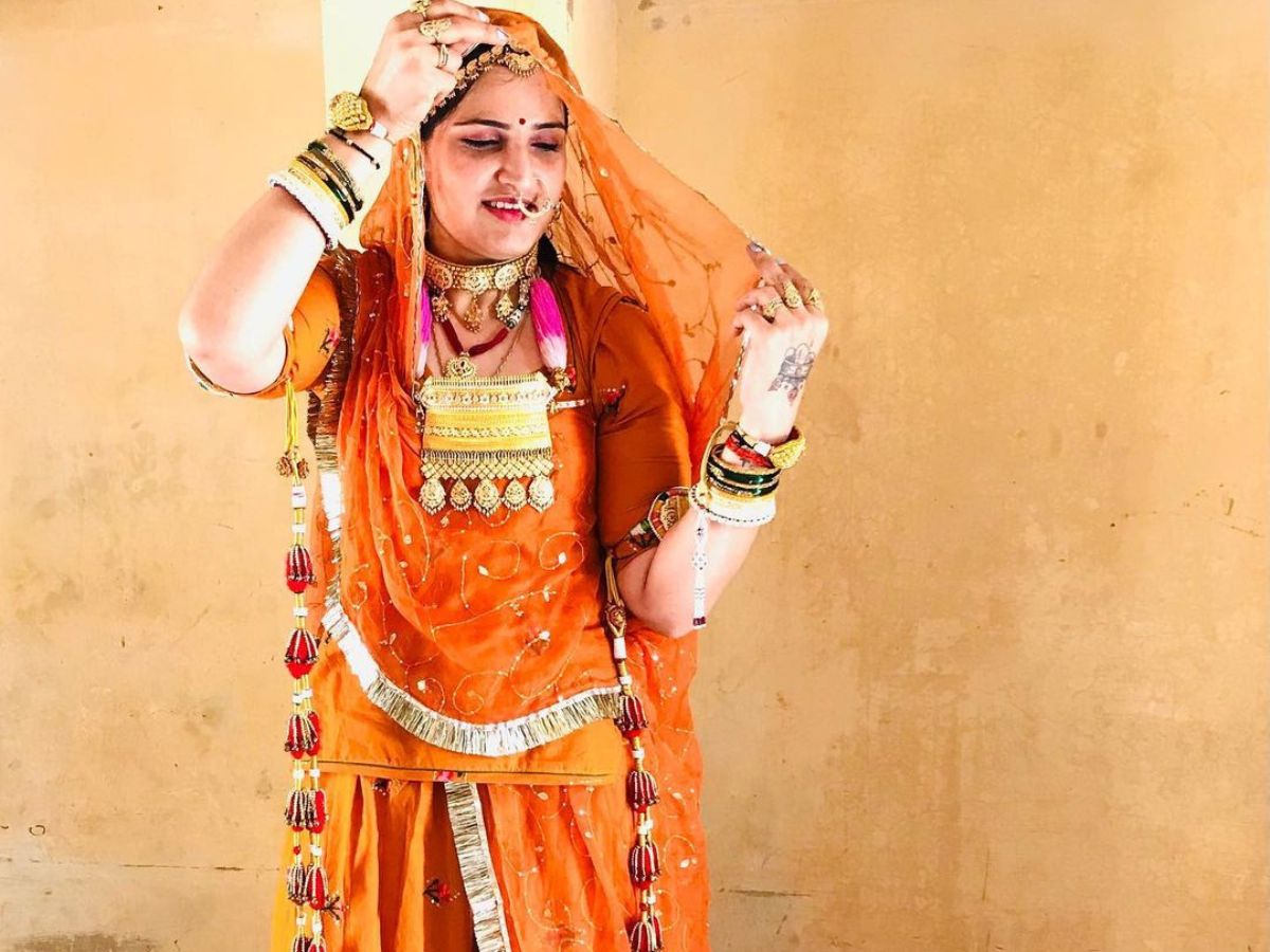 Anamika bhishnoi looks stunning in Rajasthani Ghaghra Lugdi See her ...