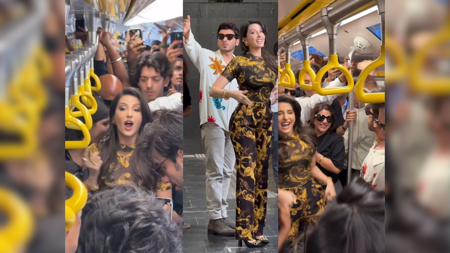 Film Madgaon Express team spotted in mumbai Metro nora fatehi dance ...
