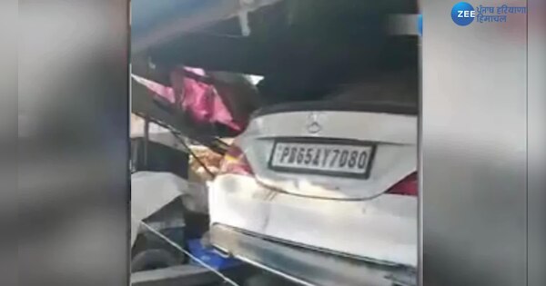 Mercedes Viral Video entered the shop at high speed, watch video ...