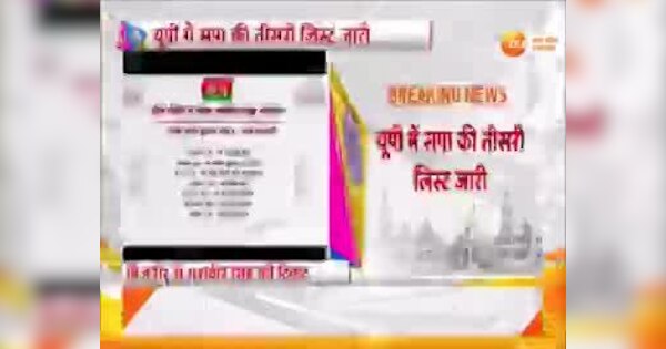Samajwadi Party declared meerut bijnor aligarh hathras nagina ...