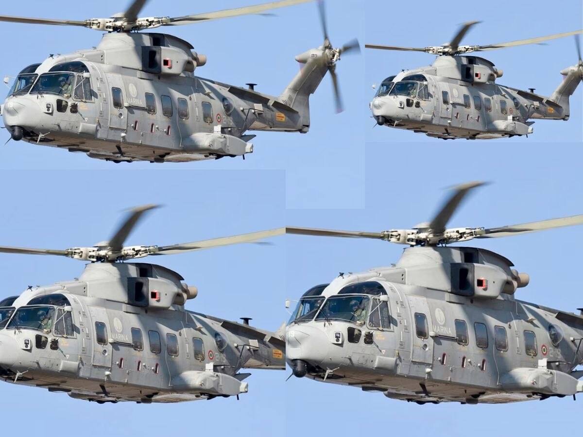 Agusta helicopter Ability to refuel in air speed of 278 km per hour ...