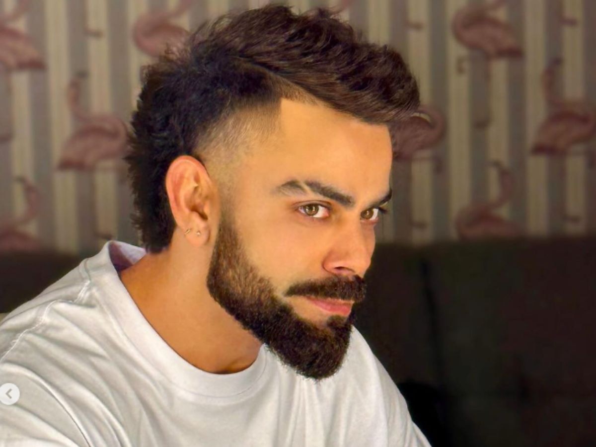 virat kohli new haircut just like ms dhoni before ipl 2024 see photos | Virat Kohli: IPL 2024 से ...