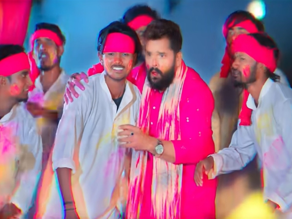 Khesari Lal Yadav and Soumya Pandey New Bhojpuri Holi Song | Bhojpuri ...