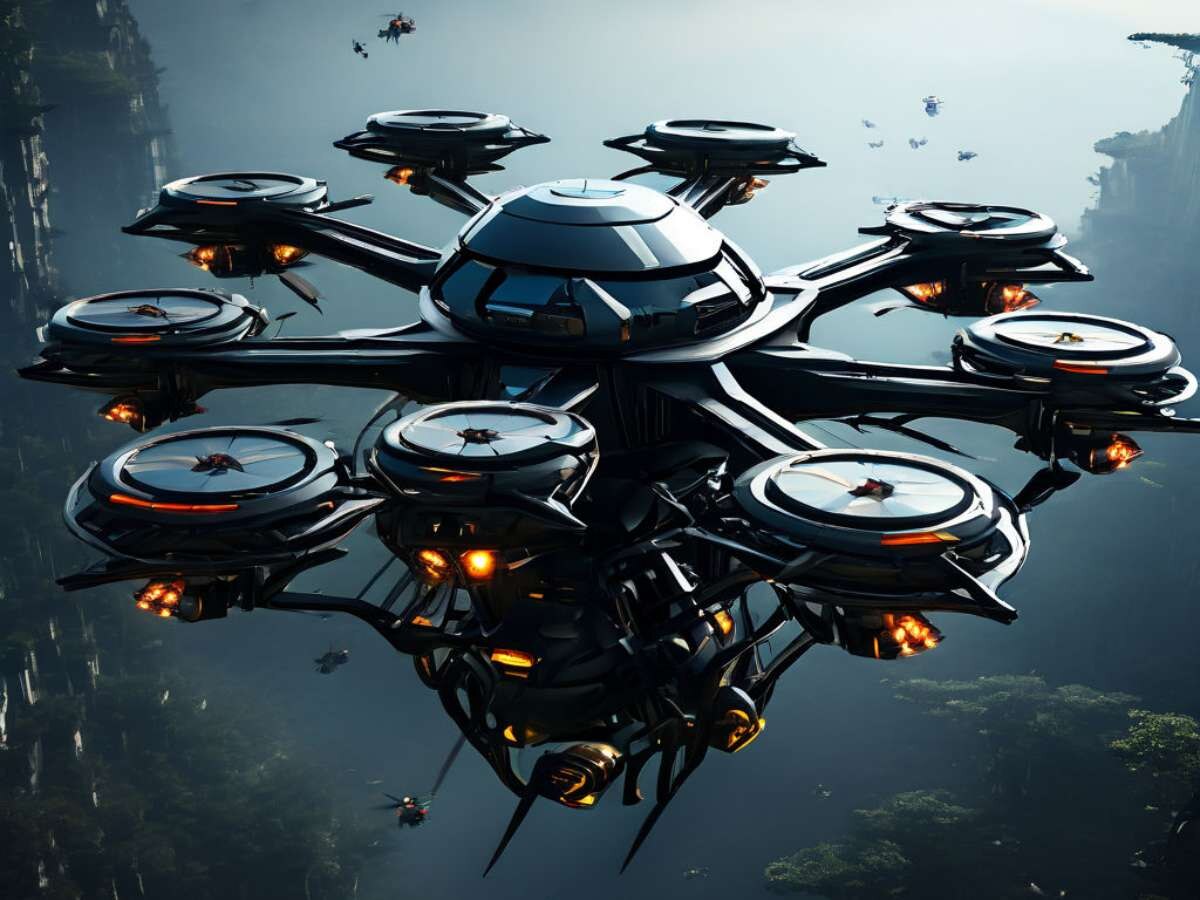 China Drone Swarm Tech: Six Drone Inside One, Multi-Functional Tech For ...