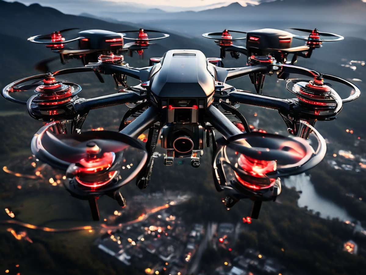 China Drone Swarm Tech: Six Drone Inside One, Multi-Functional Tech For ...