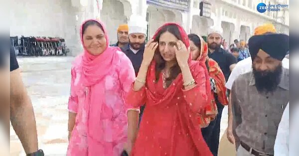 Punjabi actor Sargun Mehta paid obeisance today at Sachkhand Sri ...