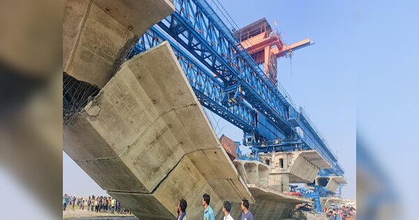 Bihar Bridge Collapse bakour bridge under construction collapsed Deputy CM vijay kumar sinha ...
