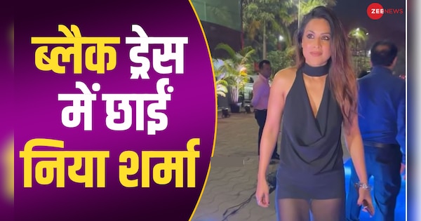 nia sharma sizzles in black dress netizens reacts says mosquito net ...
