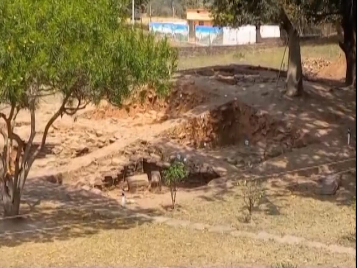 ASI excavating Guptkal temple and oldest Shivaling in Nachna Kuthara ...