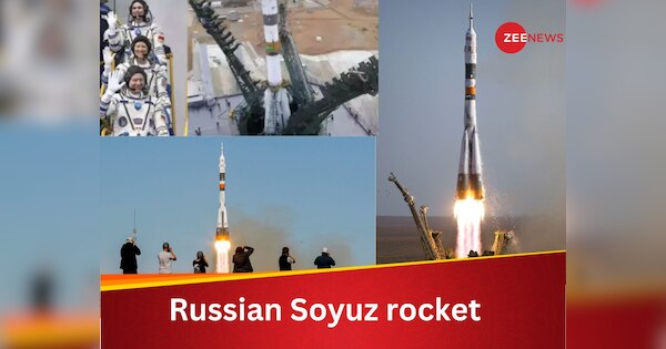 Russian Soyuz rocket carrying three astronauts left for International ...