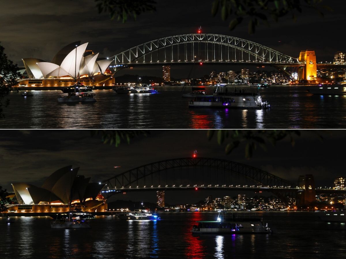 Photos Of World Famous Monuments Of Top Global Cities During Earth Hour ...