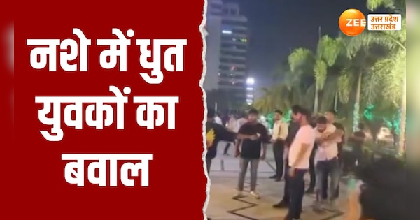 Lucknow summit building another fight video viral two groups attack ...