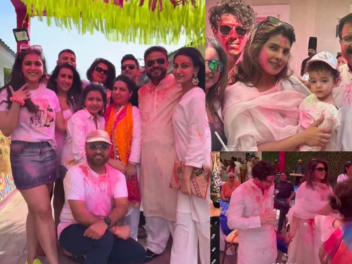 Priyanka Chopra dance with manara chopra nick jonas daughter malti ...