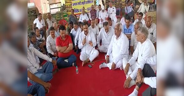 haryana news aadhtiya protest for mustard purchase in anaj mandi till 5 ...