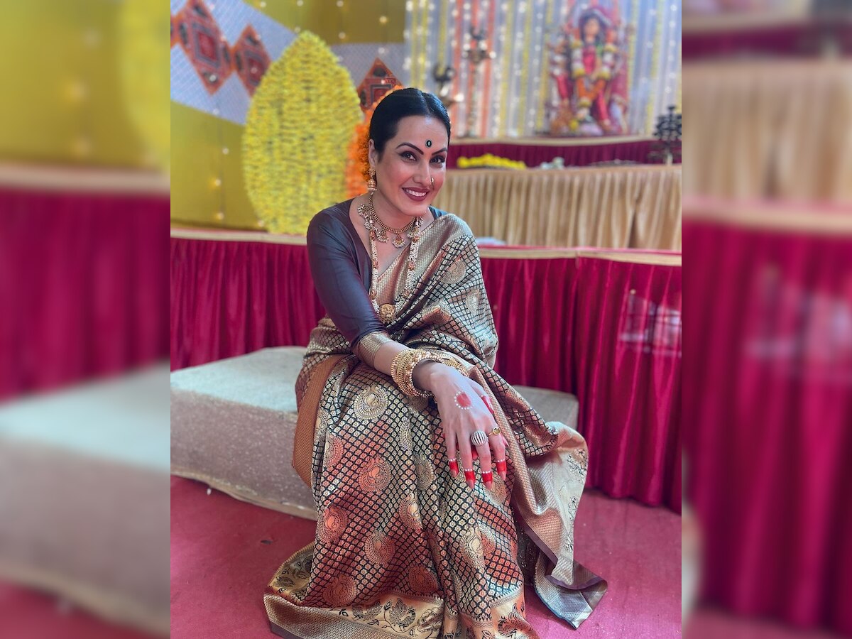 Gudi Padwa 2024 actress look Madhuri Dixit Divya Agarwal Devoleena ...