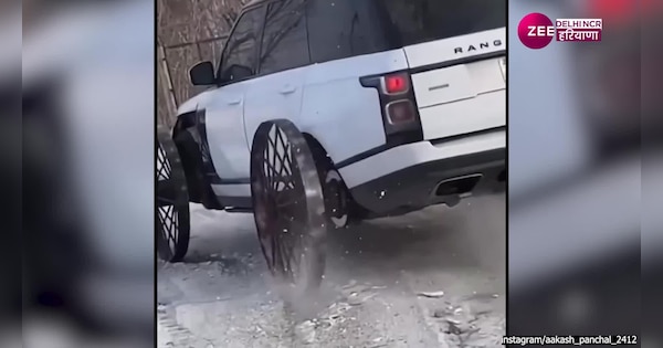 Range Rover car turned rickshaw range rover car in thela gadi viral ...