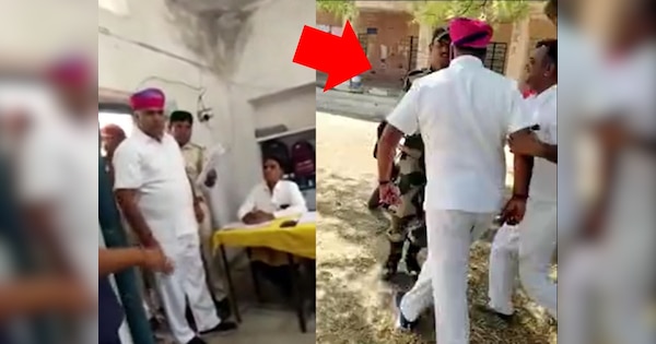 Video of argument between MLA Babusingh Rathore and BSF jawan goes ...
