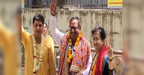 lok sabha election aap sahi ram pahalwan files nomination saurabh ...