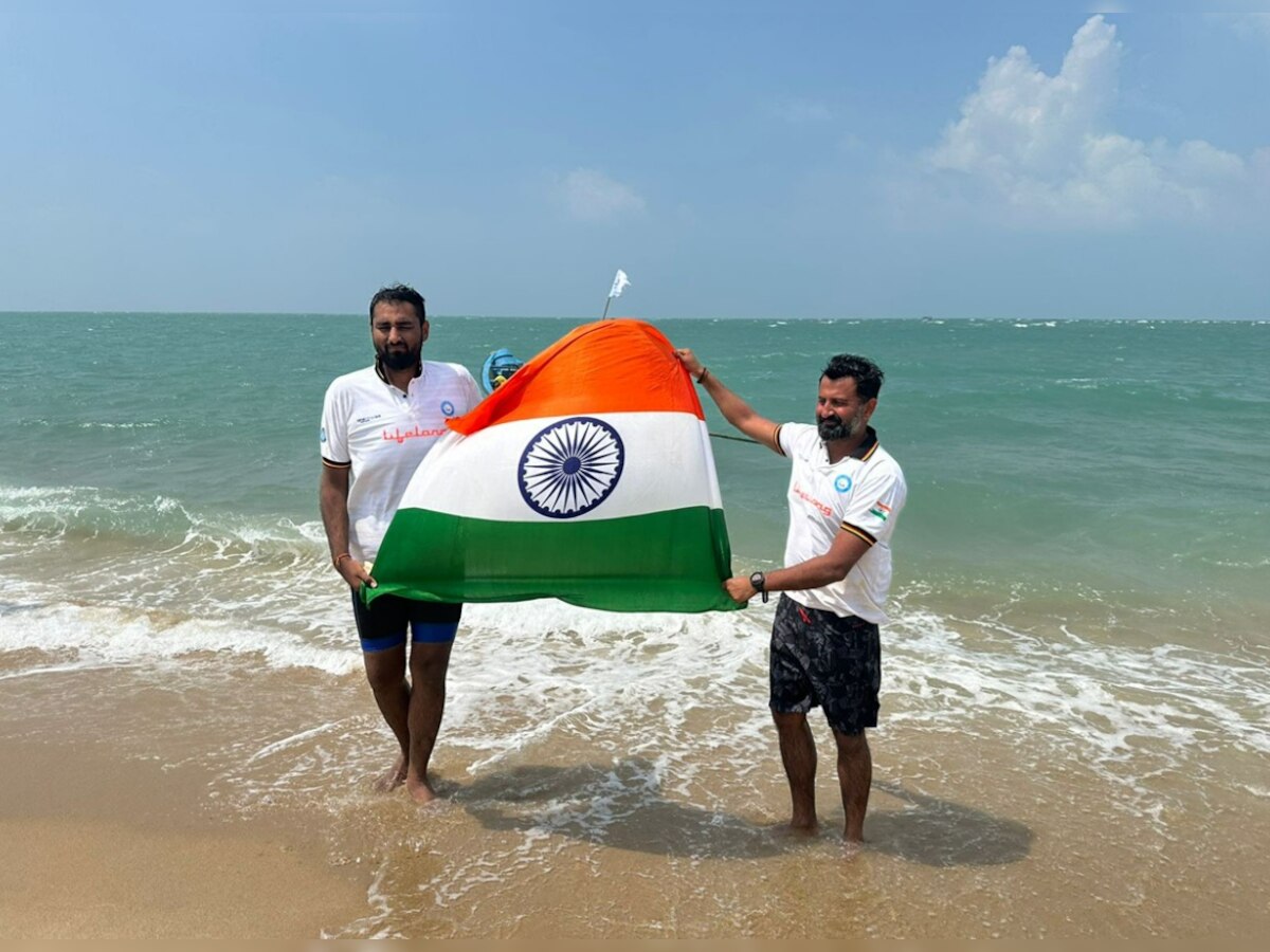 Ram Setu Open Water Swimming Expedition Indian swimmers Bharat Sachdeva ...