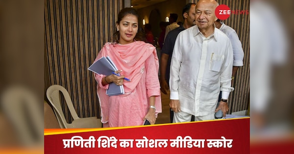 Praniti Sushilkumar Shinde Social Media Score Solapur seat Maharashtra lok sabha chunav ...