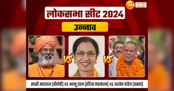 Unnao Loksabha seat phase 4 chunav BJP-Sakshi Maharaj vs SP-Annu Tandon ...