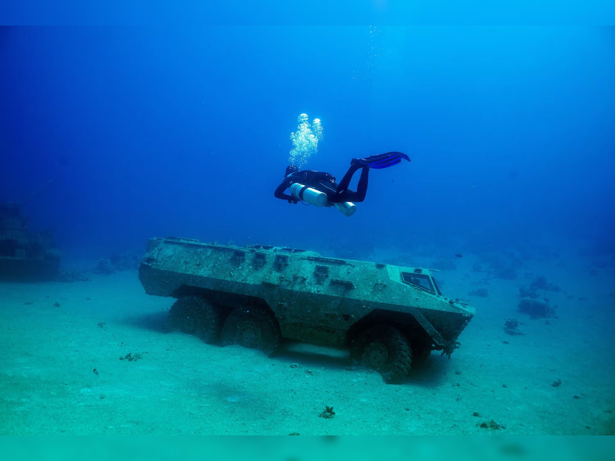 WATCH : Fish and tanks at Jordans underwater military museum | Jordan ...