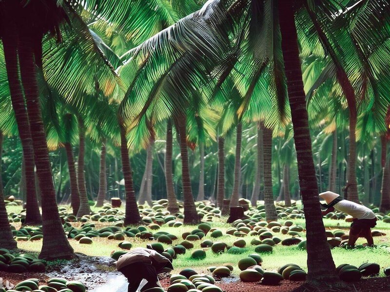 Coconut Farming Farmers of Bihar will be able to do coconut gardening ...
