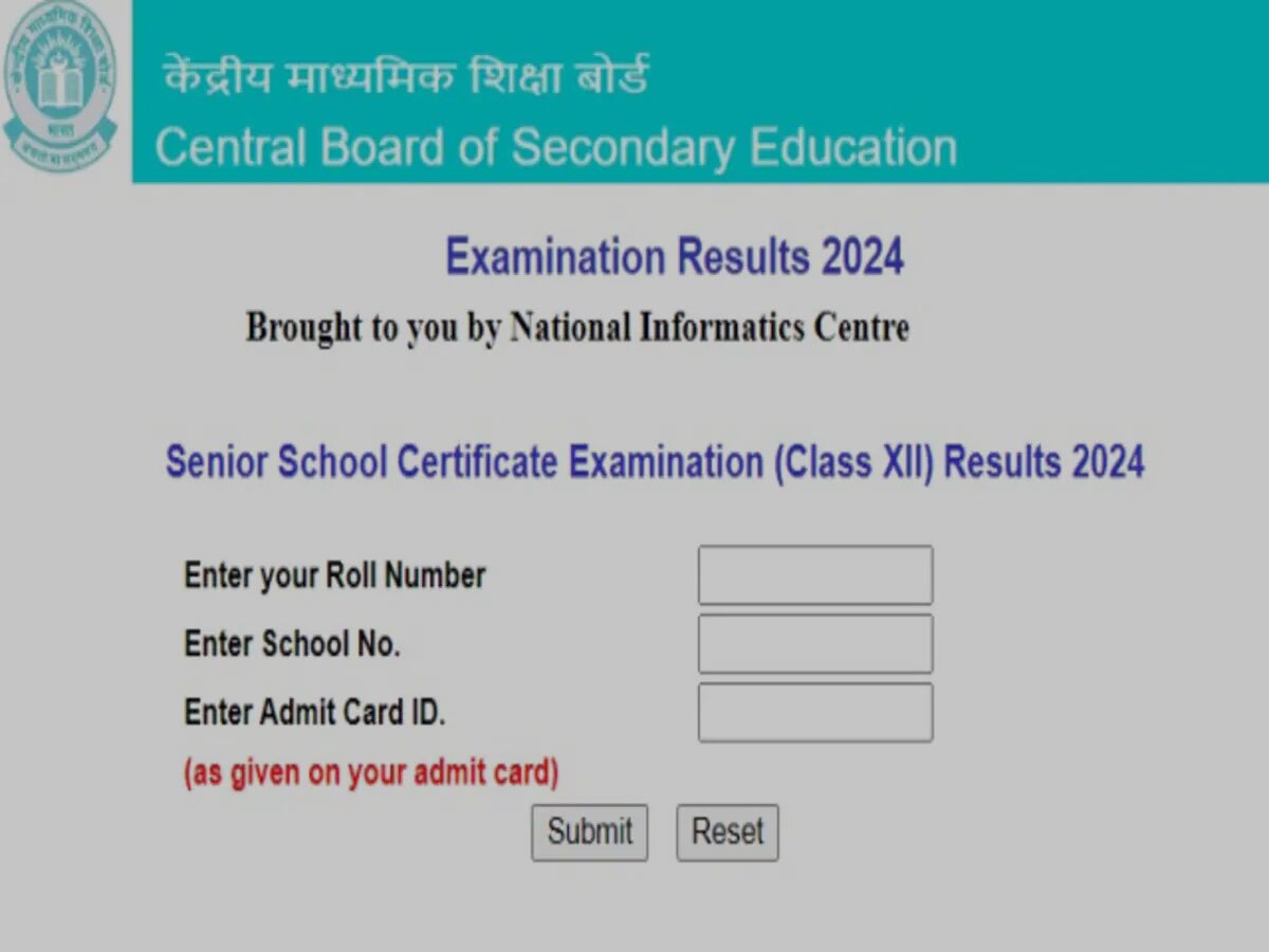 CBSE Result Class 12 result out 2024 scorecard topper list direct ...
