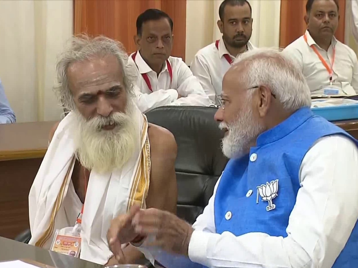 PM Narendra Modi nomination photo pm modi file nomination from varanasi lok sabha constituency ...