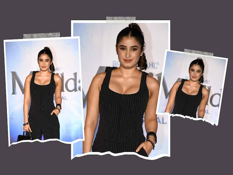 Rasha Thadani gorgeous look in black outfit Raveena tandon daughter ...