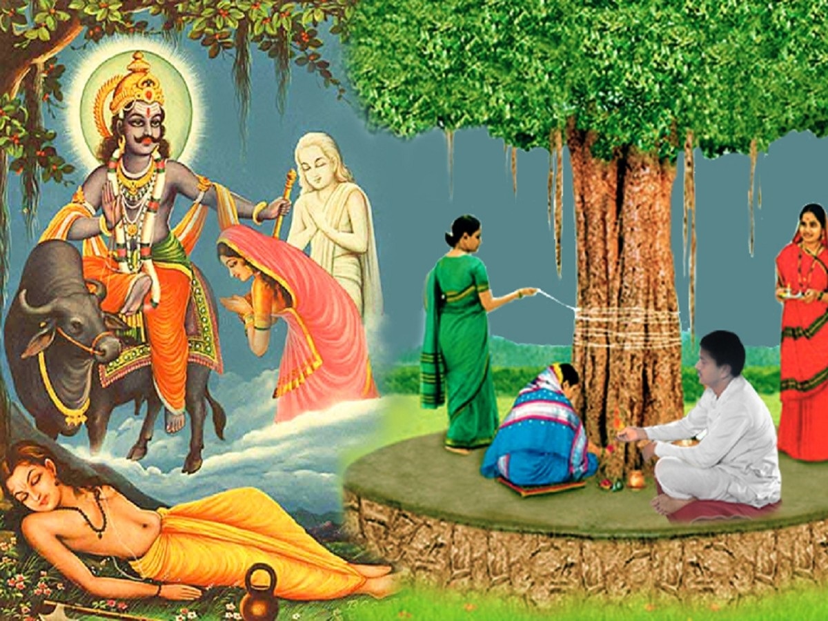 Vat Savitri Vrat 2024 puja shubh muhurat banyan tree puja bargad ke ped ...
