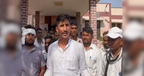 BAP MLA Rajkumar Rot sat on protest outside the police station said ...