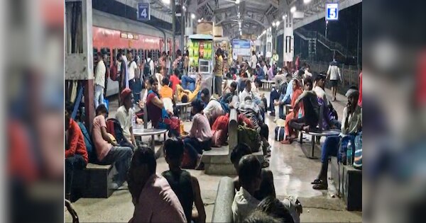 Trains running late by 10 to 12 hours creating trouble for passengers ...