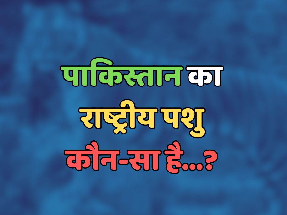 Trending Quiz पाकिस्तान का राष्ट्रीय पशु कौन सा है Trending Quiz