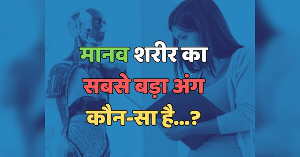 Trending Quiz मानव शरीर का सबसे बड़ा अंग कौन सा है Trending Quiz