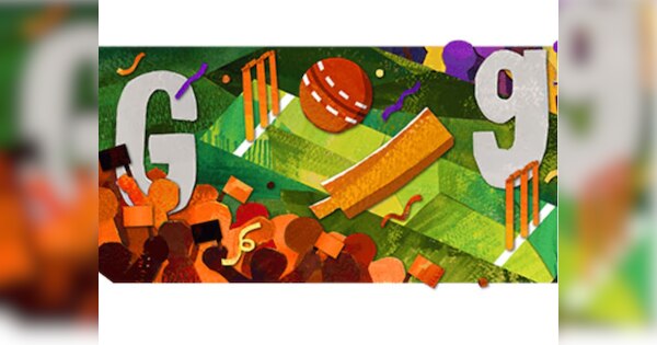 Excited about the IPL final Google puts cricket in the doodle
