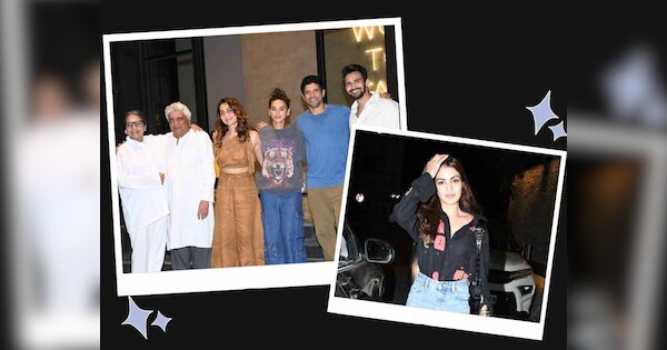Farhan Akhtar spotted with father javed Akhtar and family rhea ...