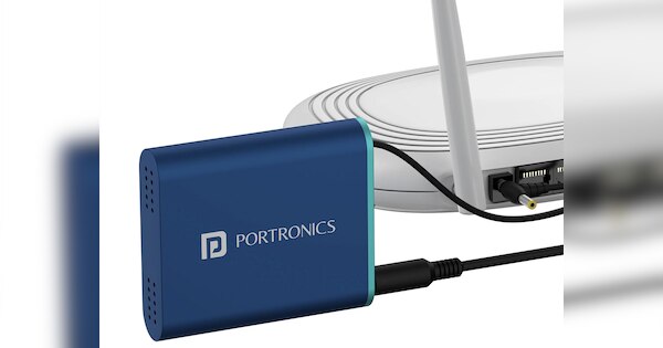 Summer power outages Portronics launched UPS Power Plus for Wi Fi ...
