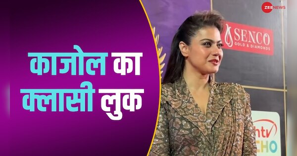 Kajol dazzling look flaunting beautiful figure in semi traditional ...