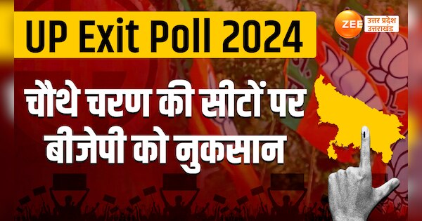 up loksabha election 2024 exit poll of fourth phase election seats bjp ...