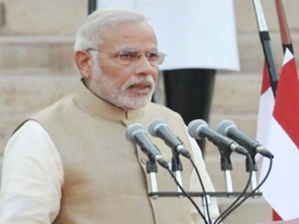 PM Modi took oath wearing a blue jacket and white Kurma-pajama know ...