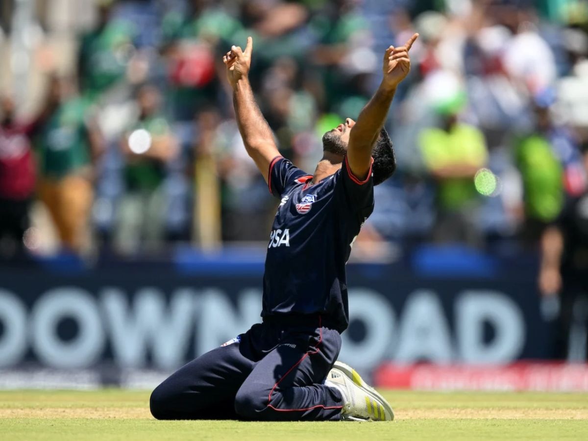 Saurabh Netravalkar and Nosthush Kenjige vs Rohit Sharma and Virat ...