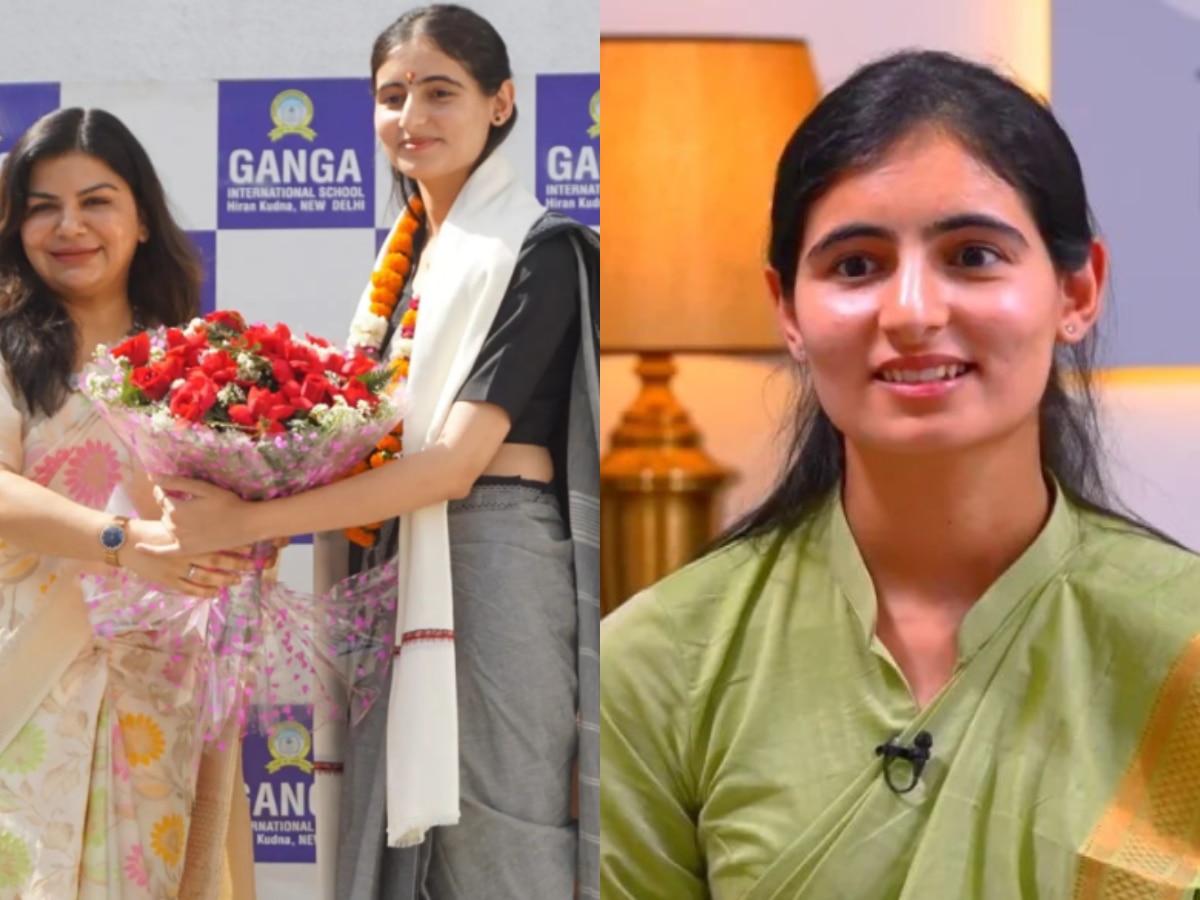 srishti dabas working in day and studying at night through self study ...