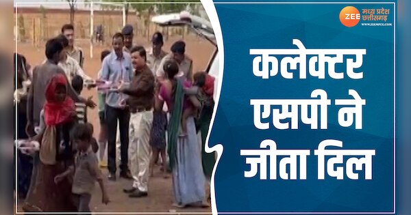 MP News Collector SP distributed food packets needy people in Neemuch ...