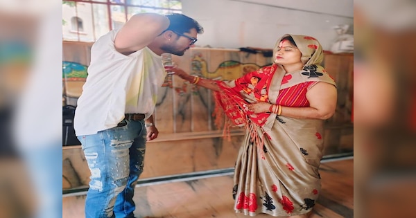 Khesari Lal Yadav and Chanda Devi lovely pictures| इस जोड़ी को किसी की ...