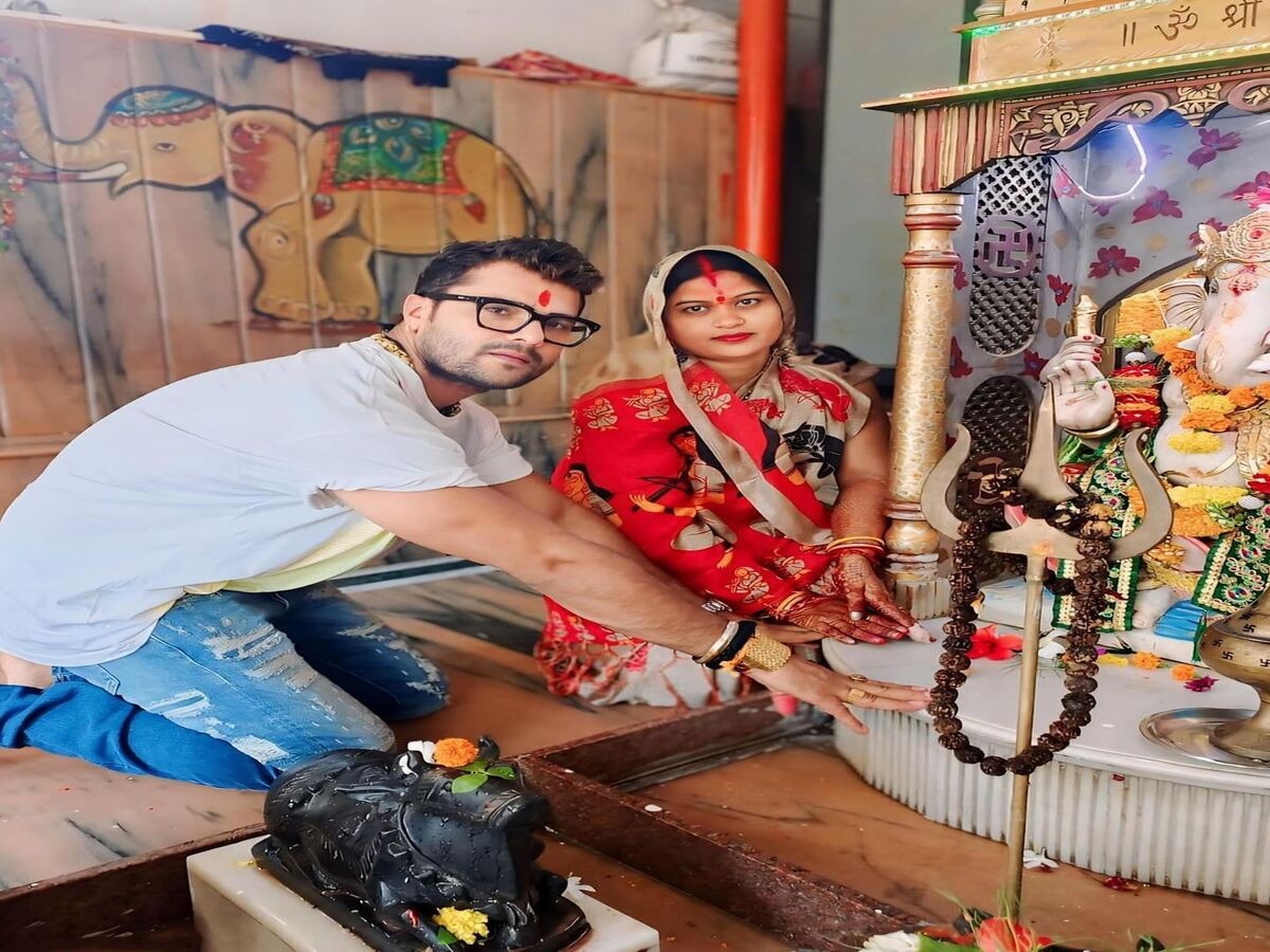 Khesari Lal Yadav and Chanda Devi lovely pictures| इस जोड़ी को किसी की ...